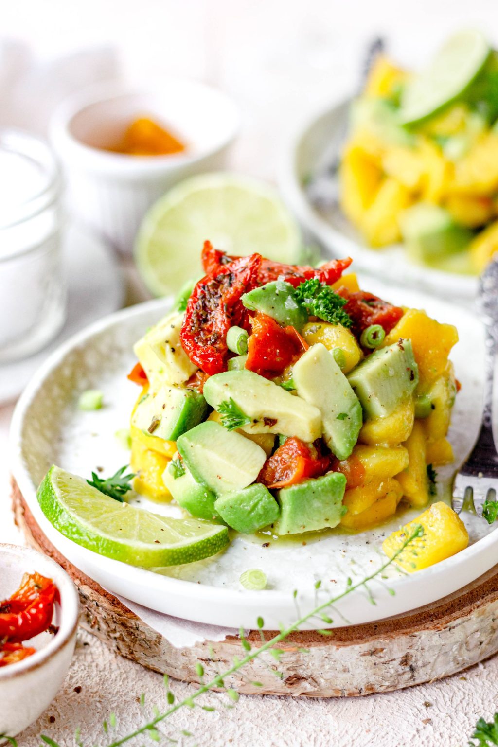 Gezonde mango avocado tartaar - Food by Sann
